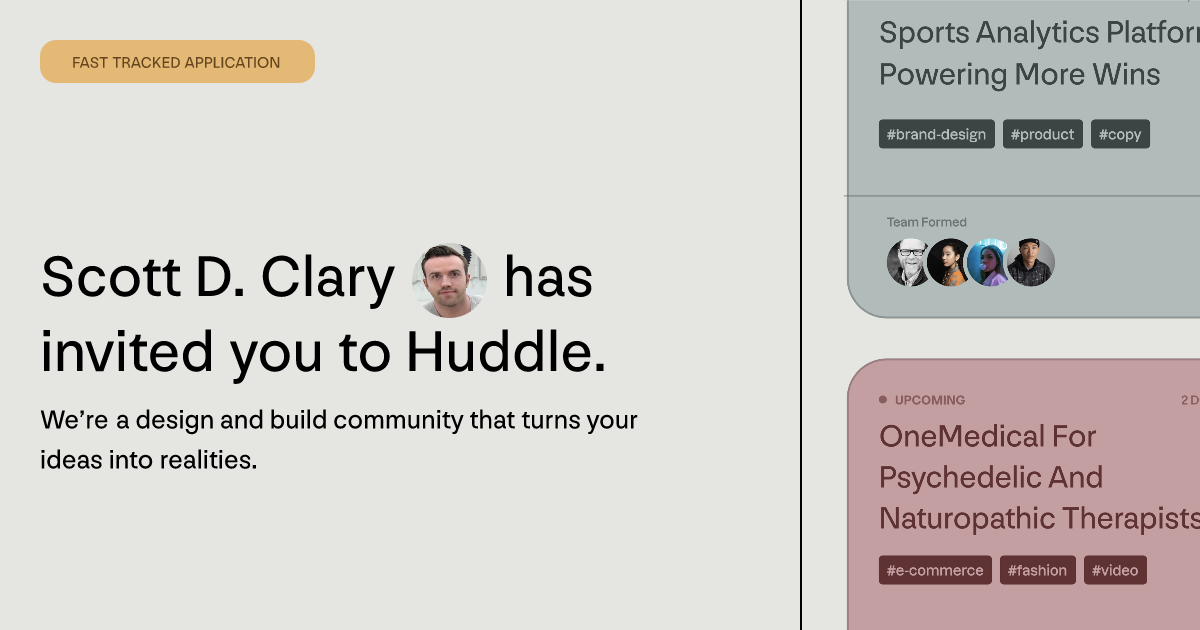 Huddle App